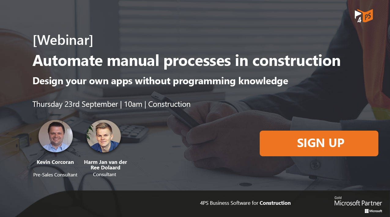 Webinar Automate Manual Processes In Construction 4ps