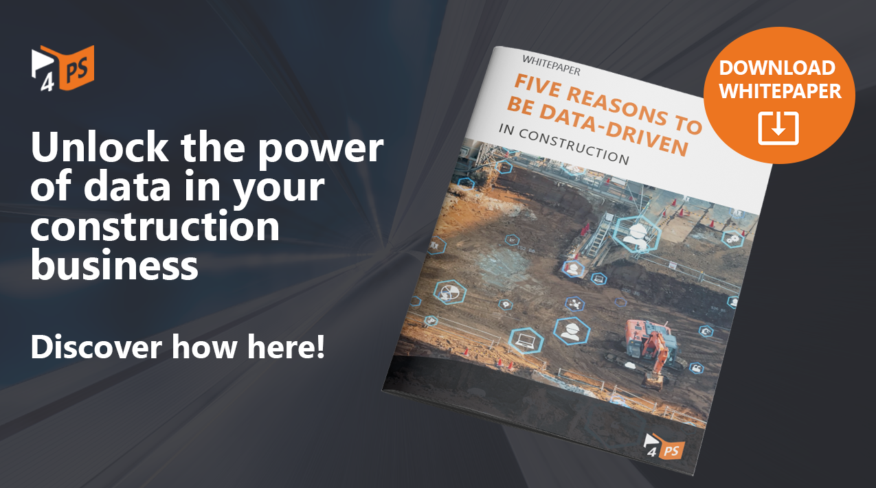 Whitepaper: Five reasons to be data-driven in construction | 4PS