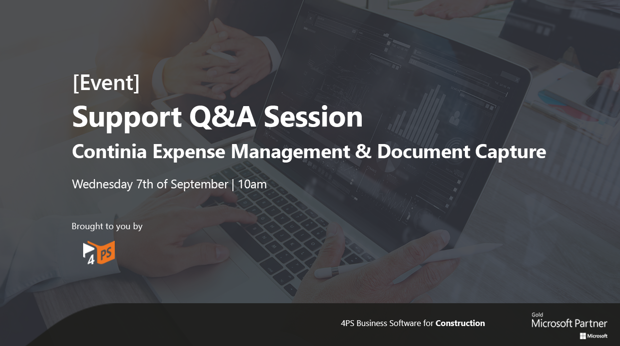 Support Q & A Event - Continia Expense Management & Document Capture | 4PS