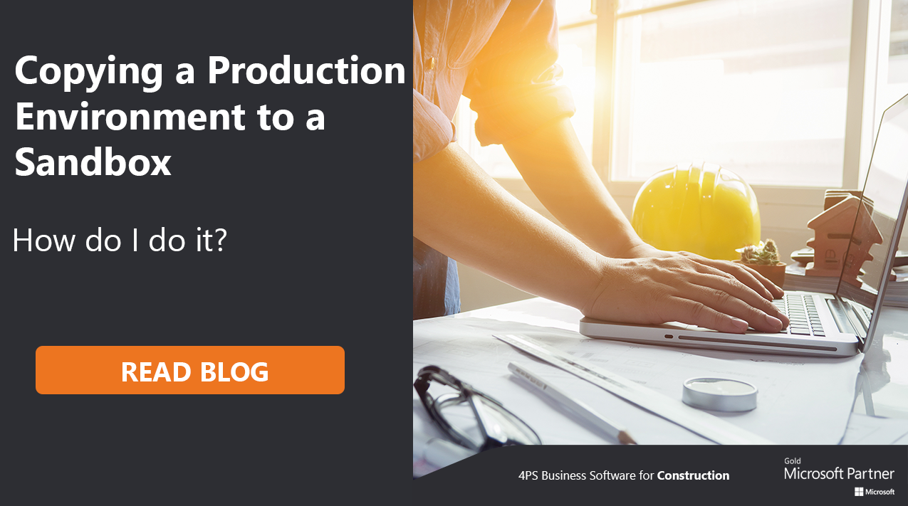 Technical Blog: Copying a Production Environment to a Sandbox | 4PS
