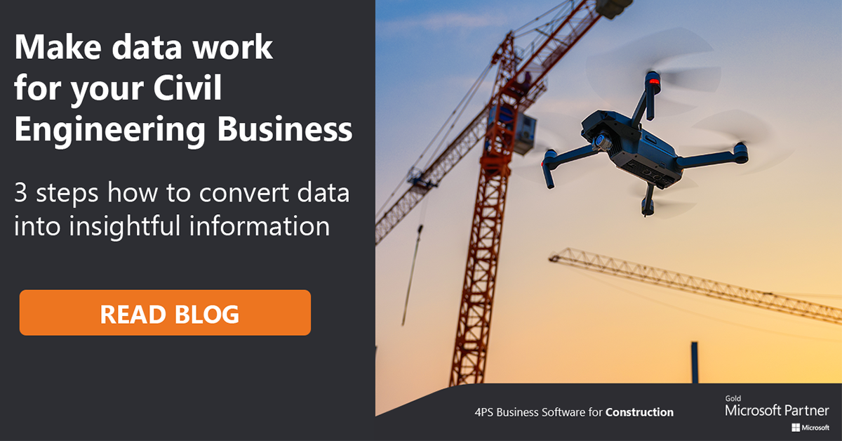 3 steps how to make data work for you in Civil Engineering | 4PS