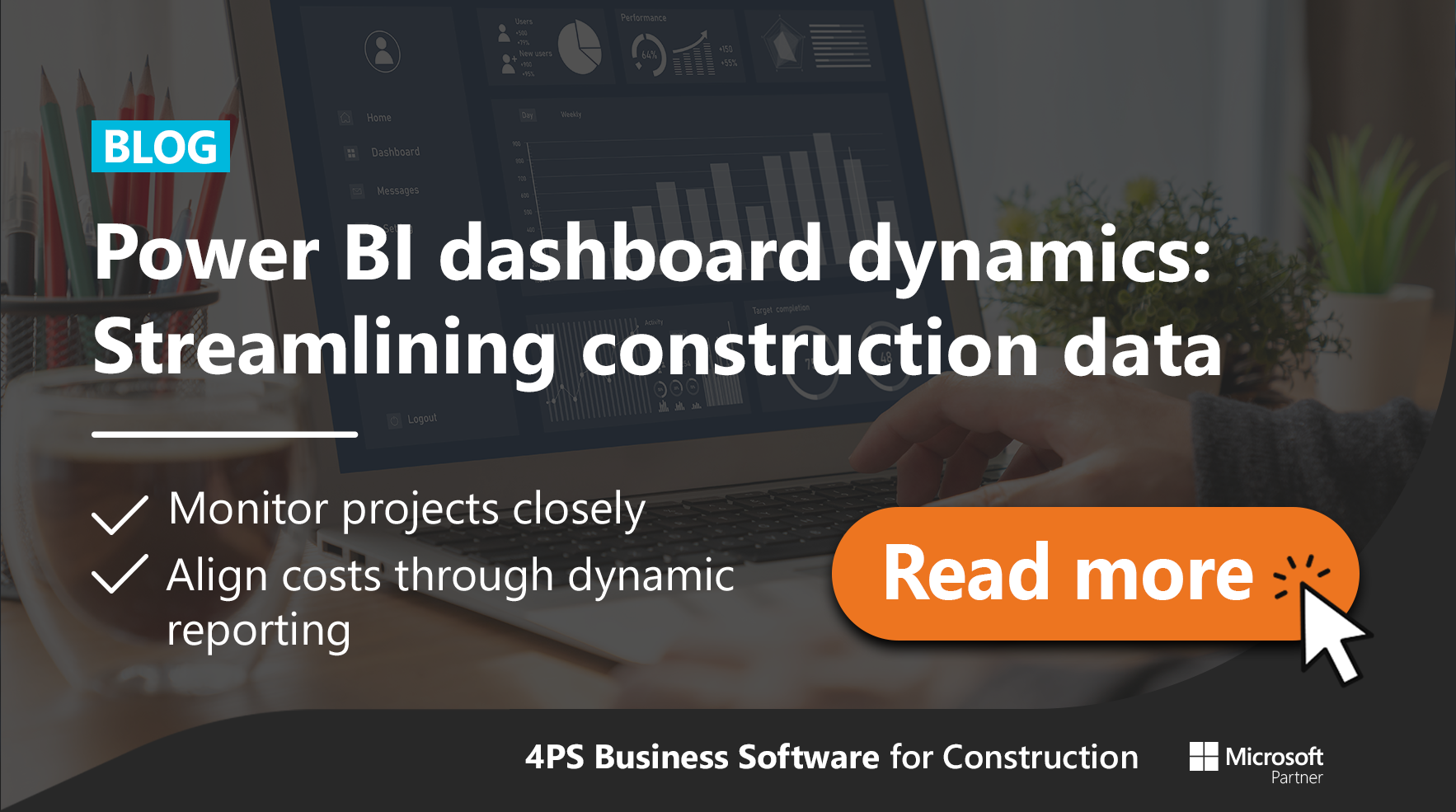Power BI dashboard dynamics: Streamlining construction data | 4PS
