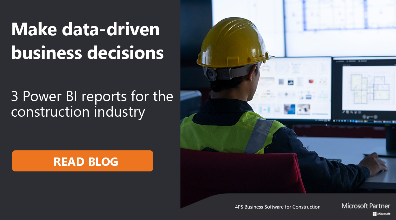 3 useful Power BI reports for companies in the construction industry 4PS