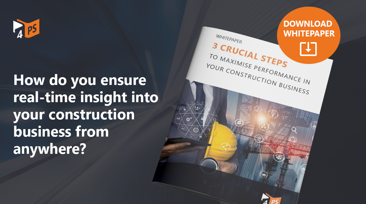 Whitepaper Maximising business performance in construction | 4PS