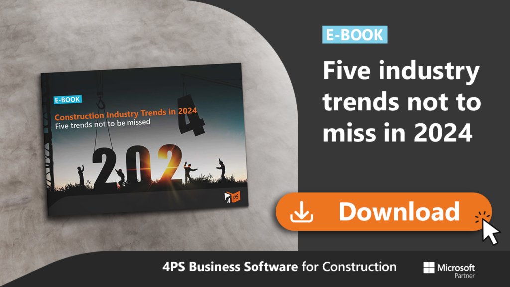 Construction Industry 2024: Five trends not to be missed | 4PS