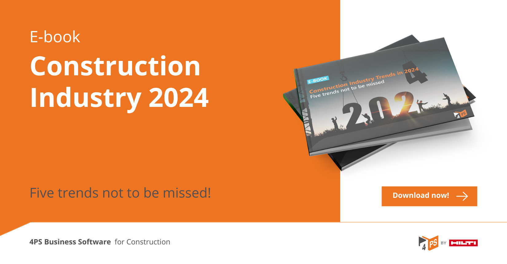 eBook: Construction 2024: Five trends not to be missed | 4PS